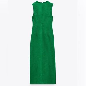 Zara | Dresses | Zara Long Textured Weave Dress | Poshmark